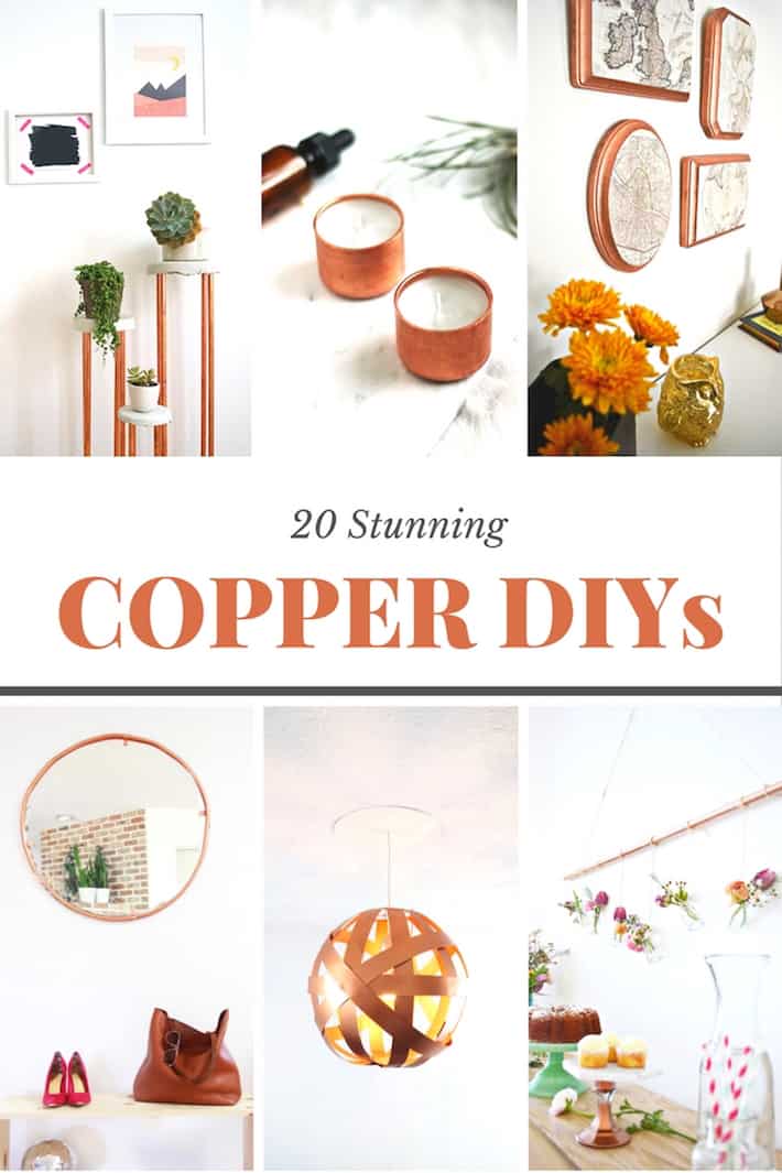Copper Home Decor - 17 DIY Projects - shabbyfufu.com