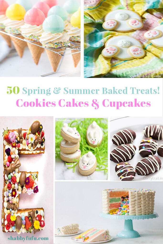50 CUTEST Spring Cakes Cookies & Cupcakes - shabbyfufu.com
