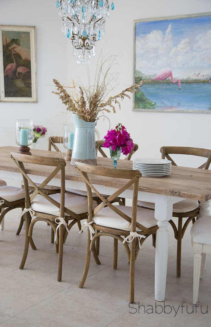 Simple Autumn Coastal Beach Decorating Ideas - shabbyfufu.com