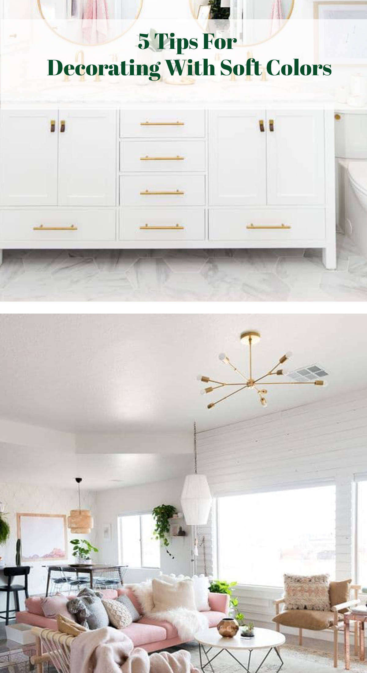 5 Tips For Home Decorating With Soft Colors - shabbyfufu.com