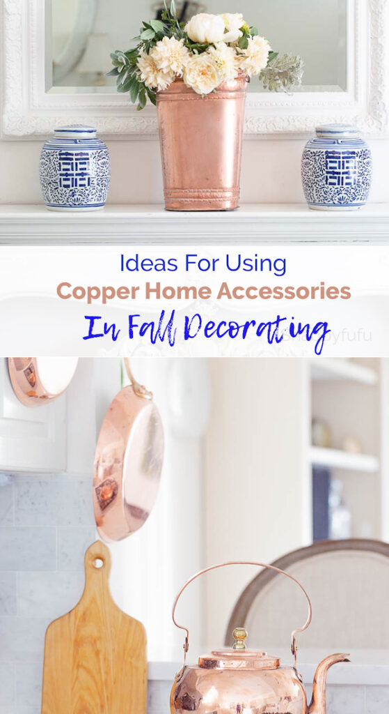 Copper Home Accessories In Fall Decorating - shabbyfufu.com