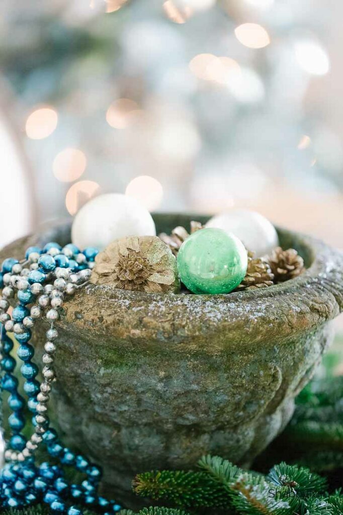 Christmas Ball Ornaments - 7 Fun Ways To Use Them - shabbyfufu.com