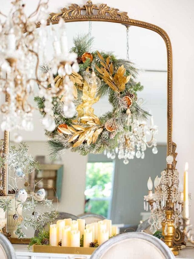 Elegant Gold Christmas Decorating Ideas Story - shabbyfufu.com
