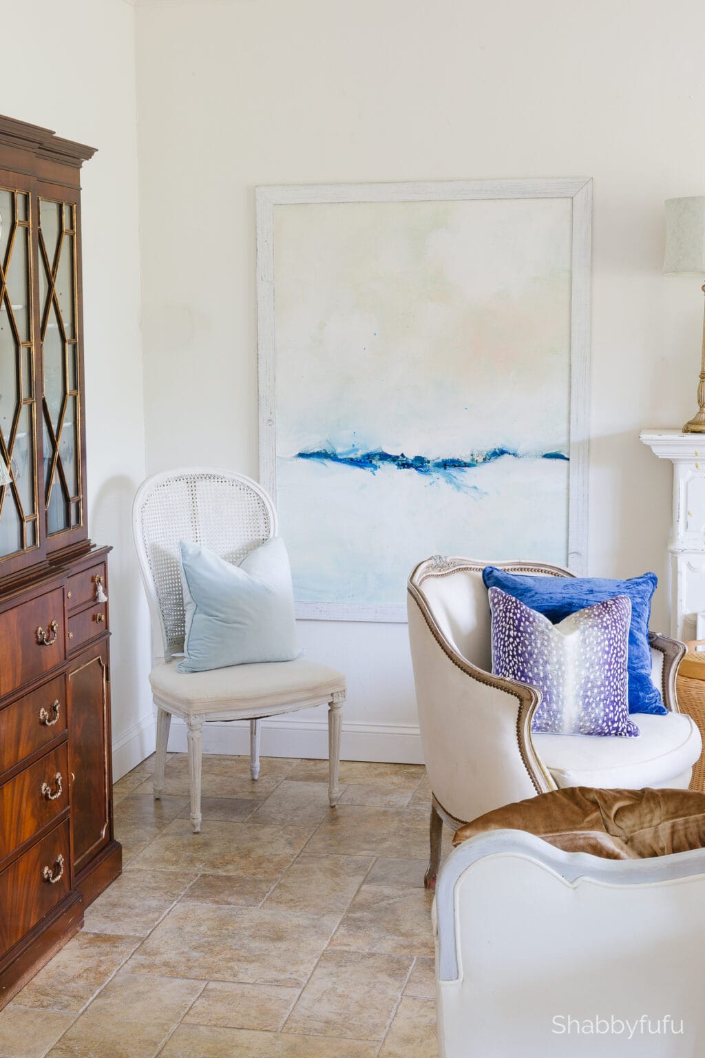 Luxe Fall Decorating With Velvet - shabbyfufu.com