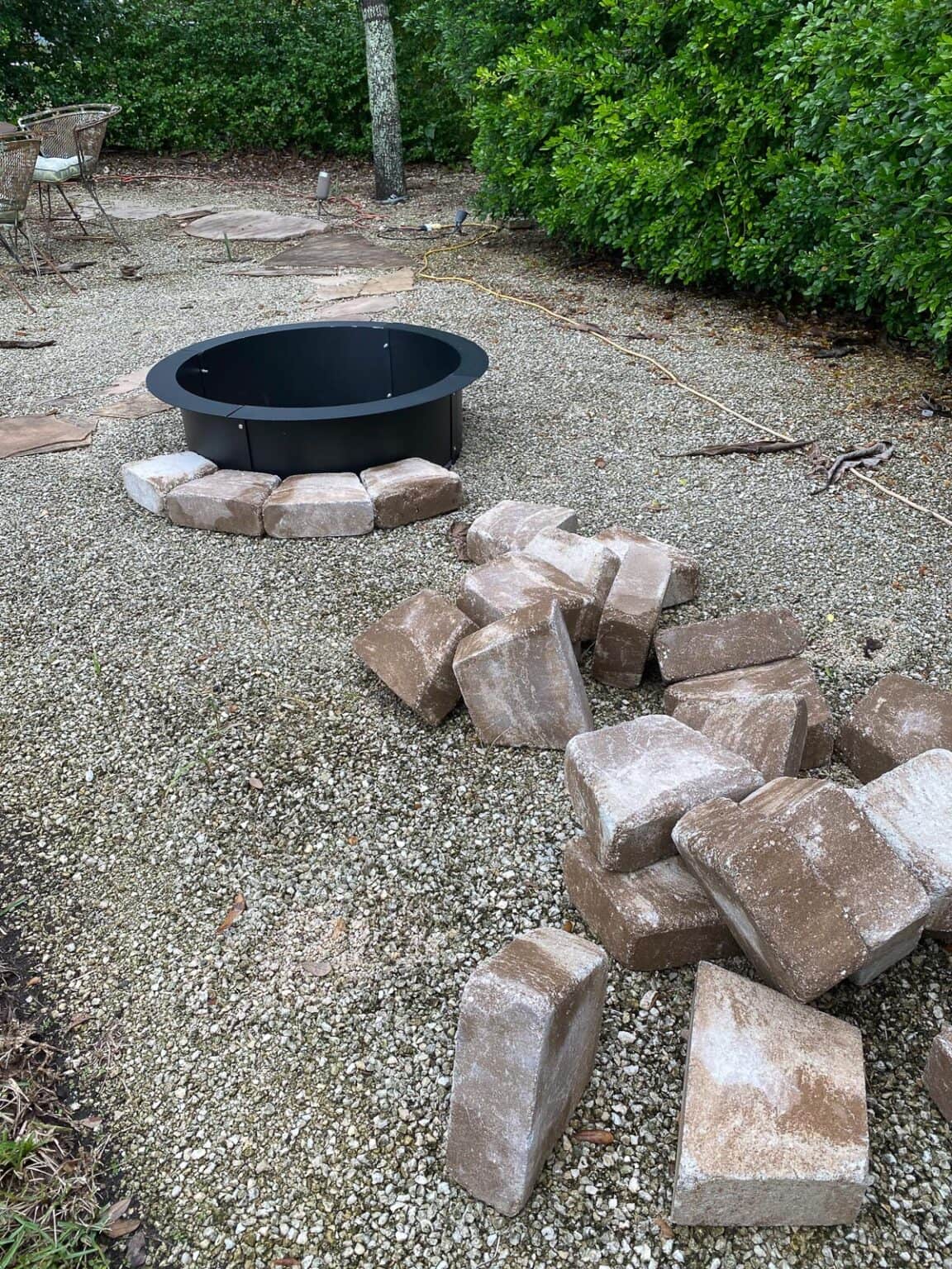 How To Build An Outdoor Fire Pit With A Cover - shabbyfufu.com