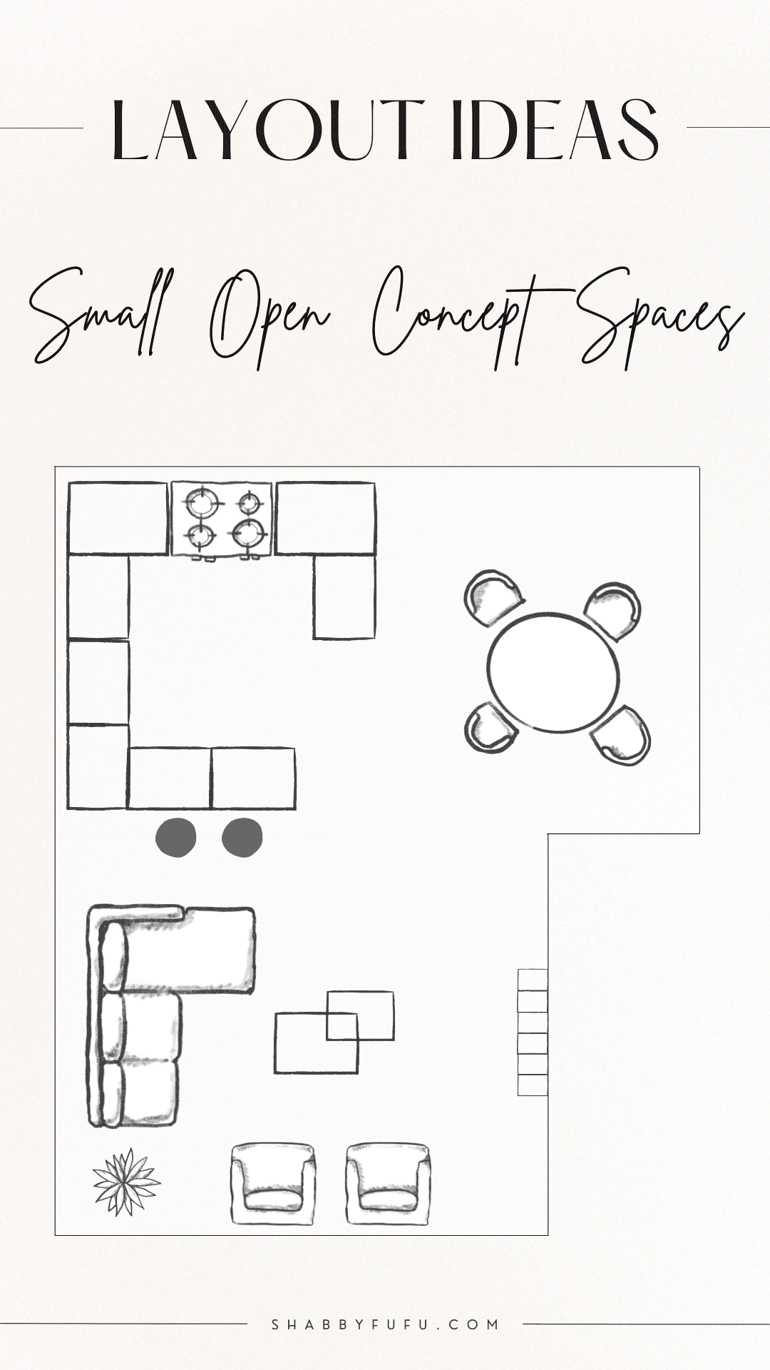 Tips For Downsizing & Layout Ideas For A Smaller Home - shabbyfufu.com