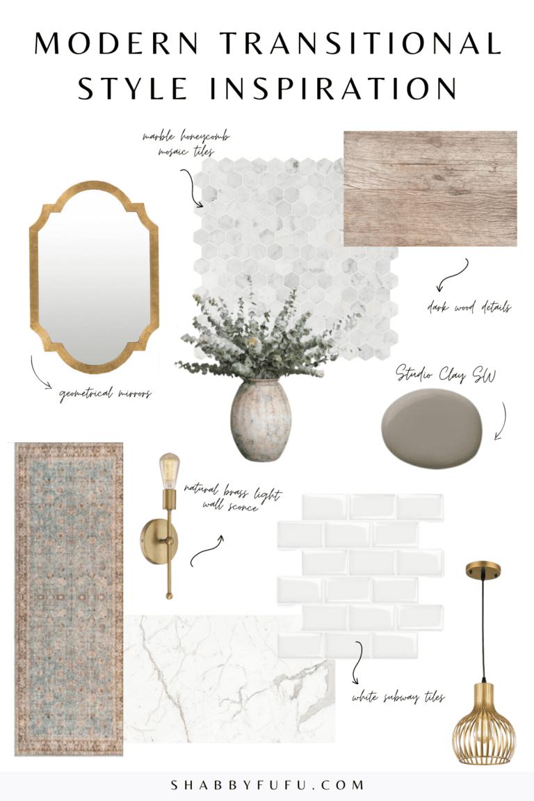 Charming Modern Transitional Home Tour - shabbyfufu.com