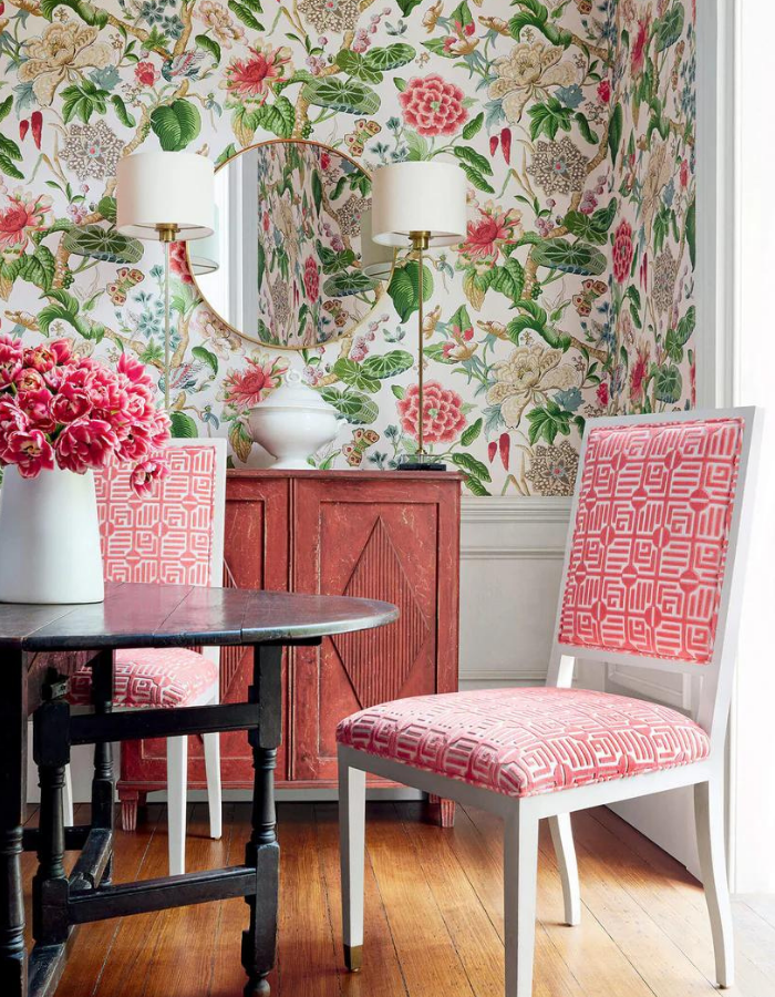 10 Stunning Dining Room Wallpaper Ideas to Copy - shabbyfufu.com