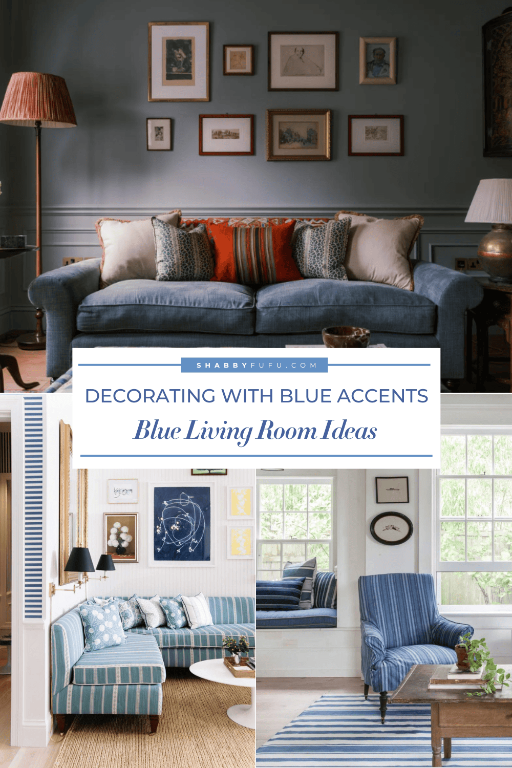 Fabulous Blue Living Room Ideas: Decorating with Calm Blue Accents ...