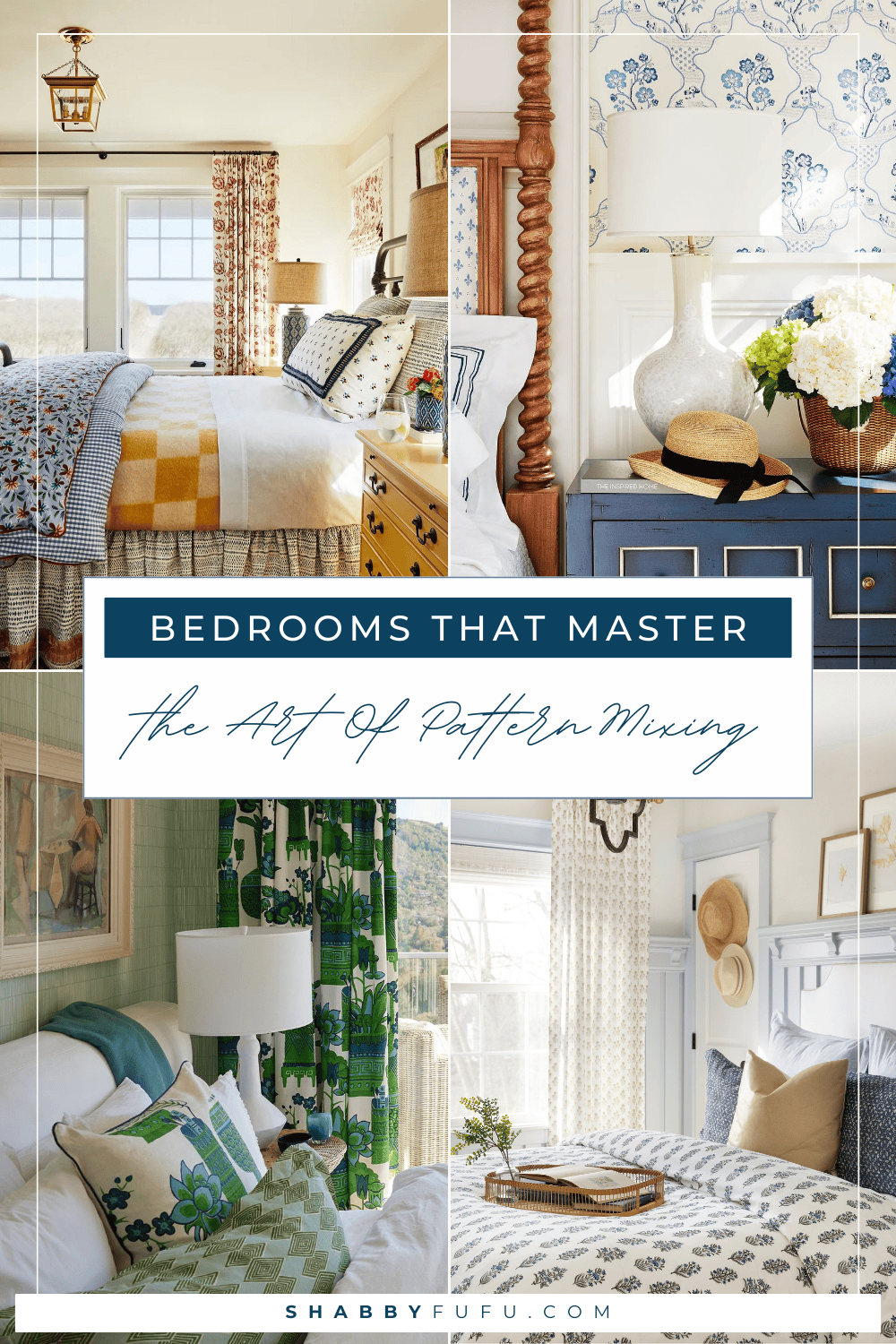 Discover Pattern Mixing In Bedrooms That Master the Art! - shabbyfufu.com