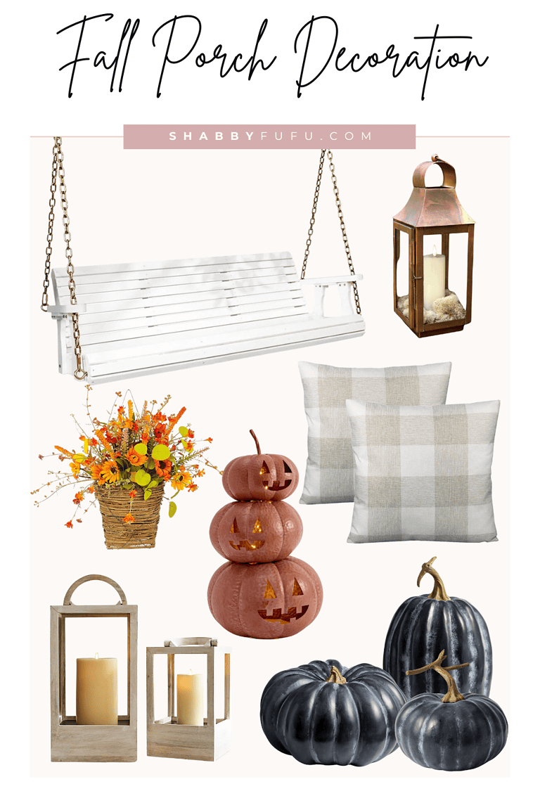 Fall Porch Decorations & Inspiration - shabbyfufu.com