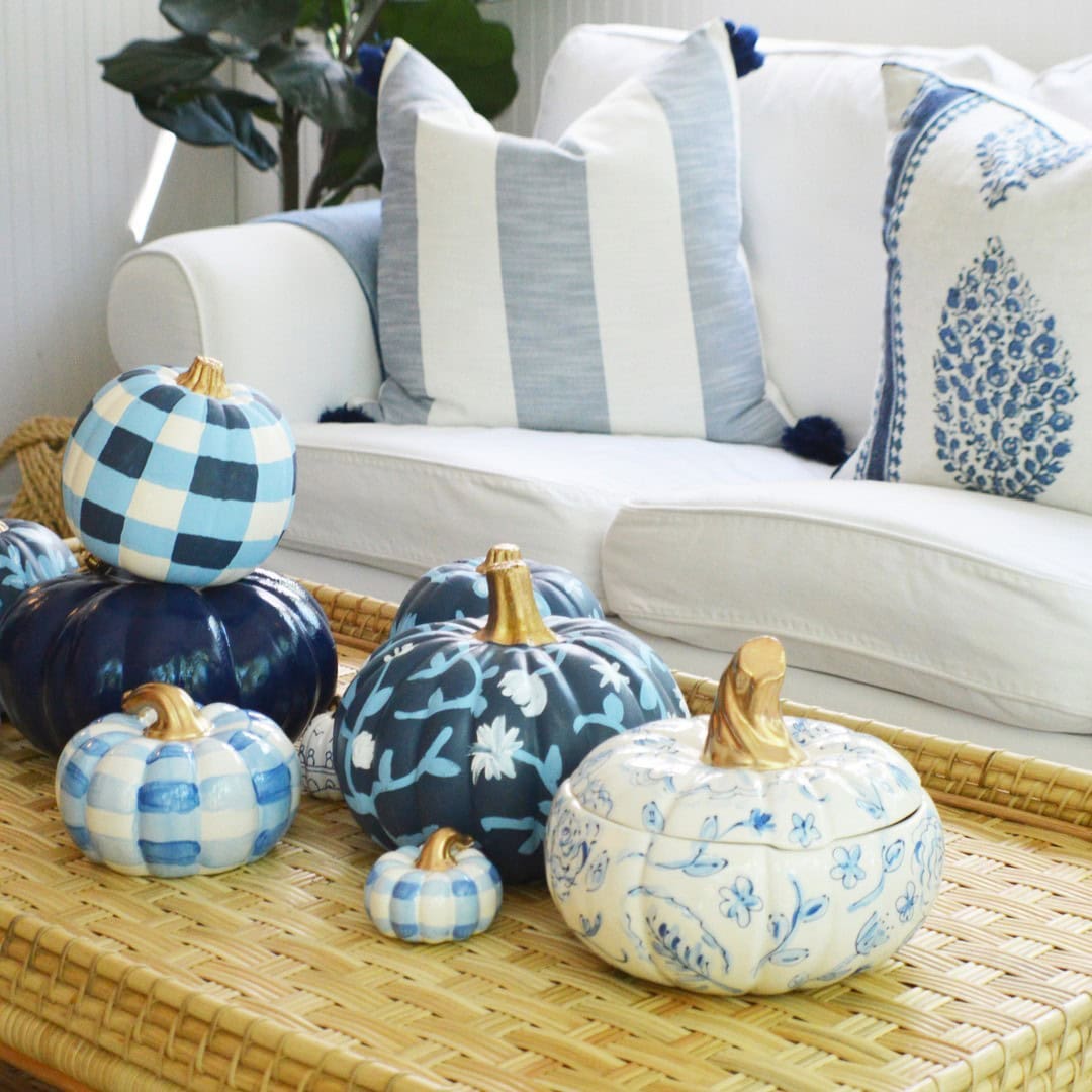 Chic Ideas to Incorporate Blue Pumpkins into Your Fall Decor ...