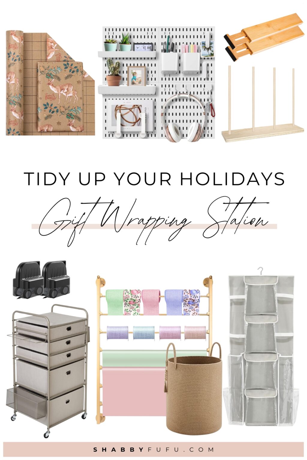 Tidy Up Your Holidays: Organizing Your Gift Wrapping Station ...