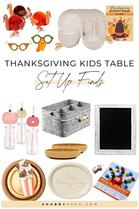 How to Set Up a Thanksgiving Kids Table That Sparkles with Fun ...