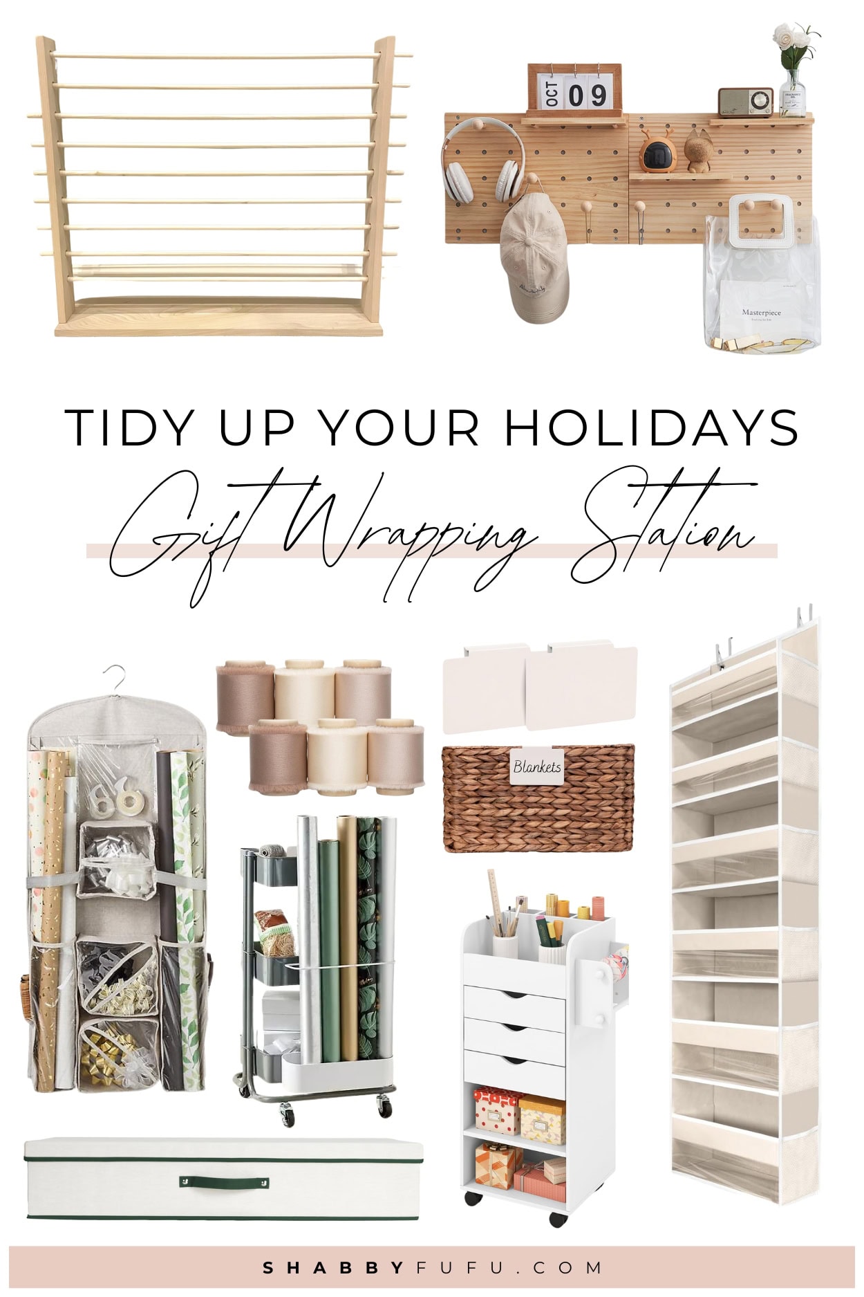 Tidy Up Your Holidays: Organizing Your Gift Wrapping Station ...