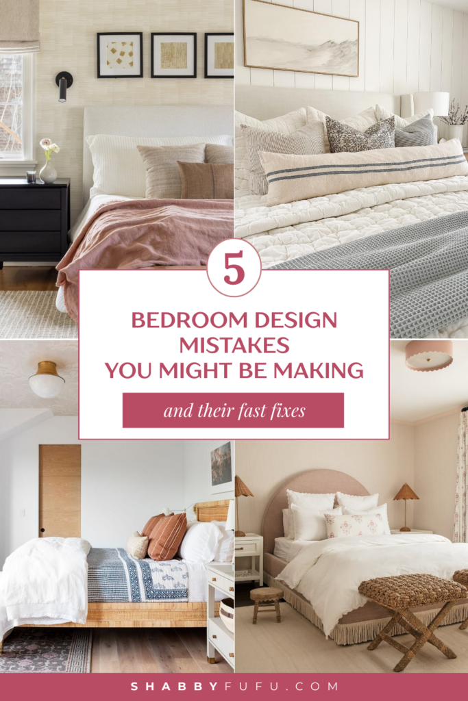 5 Bedroom Design Mistakes and How to Fix Them Easily